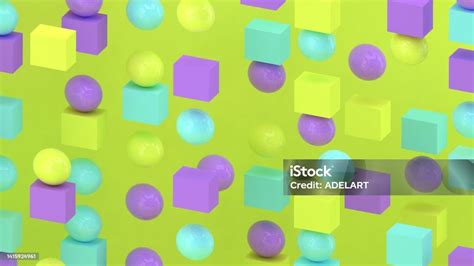 3d 큐브 및 구 배경입니다 추상 적 배경 화면 비행 기하학적 모양 트렌디 한 현대 일러스트 3d 렌더링 떨어지는 사각형과 공 다채로운 포스터 배경 최소한의 스타일 0명에