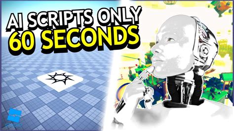 Making A Roblox Game Using Only Ai Scripts Youtube