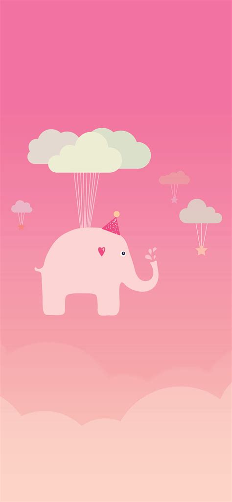 Apple Iphone Wallpaper Ap45 Cute Elephant