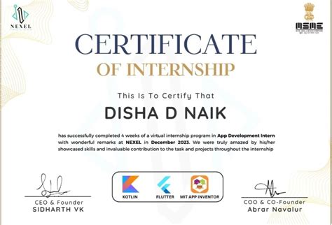 disha naik on linkedin internship gratitude learningexperience