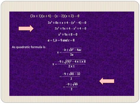 Quadratic Formula Pdf Physics Science