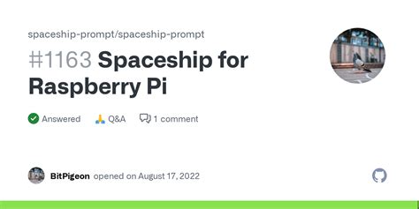 Spaceship For Raspberry Pi Spaceship Prompt Spaceship Prompt Discussion 1163 GitHub