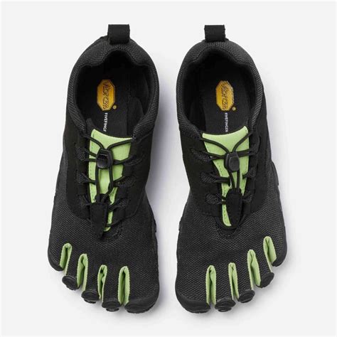 Vibram Fivefingers Mens V Run Retro Blackgreen Feetus