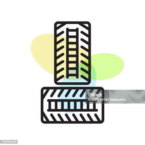 타이어 아이콘 벡터 기호와 기호 흰색 배경 타이어 로고 개념에 고립 0명에 대한 스톡 벡터 아트 및 기타 이미지 0명 가장자리 계절 Istock