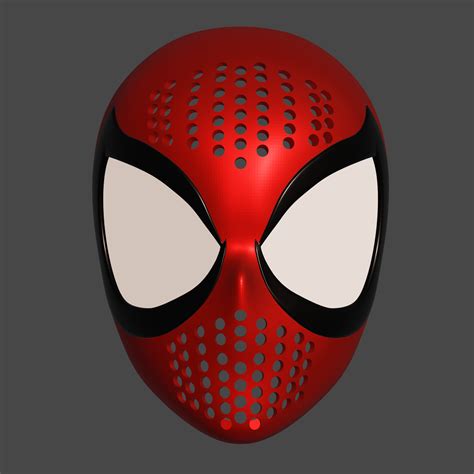 Ultimate Spider Man Faceshell Lense 3d Print Stl File Etsy