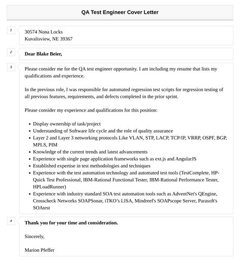 QA Test Engineer Cover Letter Velvet Jobs QA Test Engineer Cover Letter Velvet Jobs