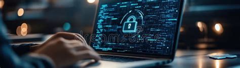 Secure File Transfer A Close Up Of A Hands Typing On A Laptop
