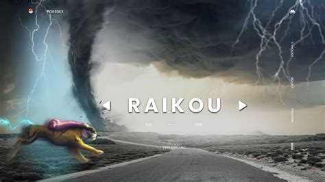 Electric Type Pokemon Pokedex Landing Page On Behance