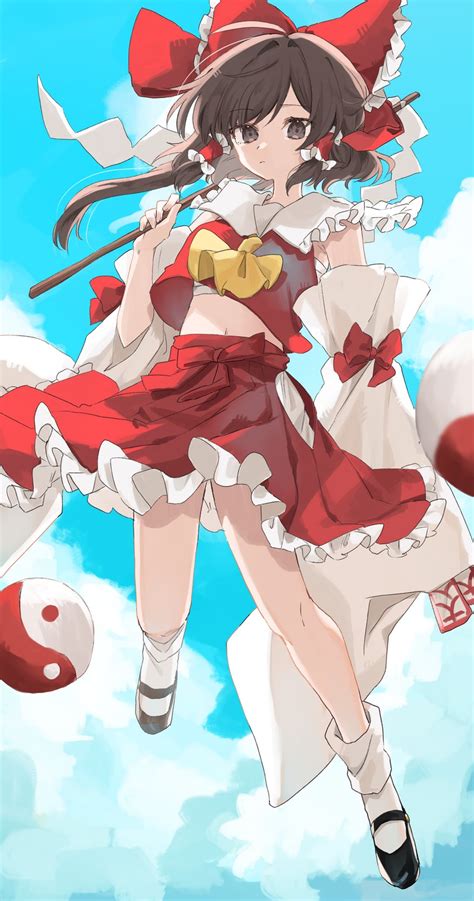 Hakurei Reimu Touhou Drawn By Chuyuzumeno Danbooru