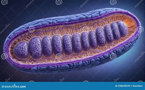 Cellular Powerhouse Mitochondrion Structure And Function Royalty Free