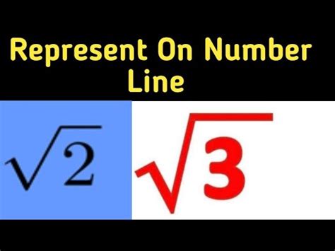 Represent Root 2 And Root 3 On Number Line Number System CBSEians YouTube