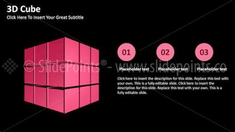 Puzzle Cubes PowerPoint Premium PowerPoint Editable Templates E Shop