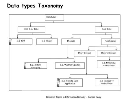 ppt encryption algorithms and data types taxonomy powerpoint