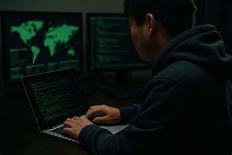 Hacker Coding In Dark Environment Free Photo Rawpixel