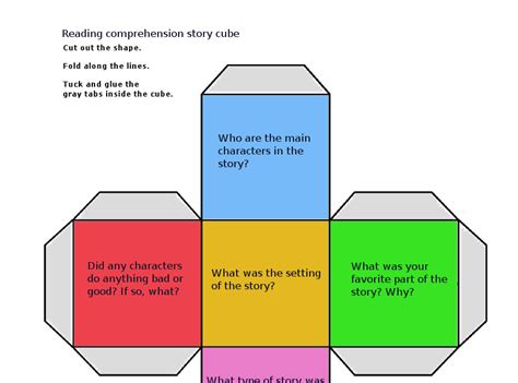 Clubhouse Academy Reading Comprehension Questions Cube