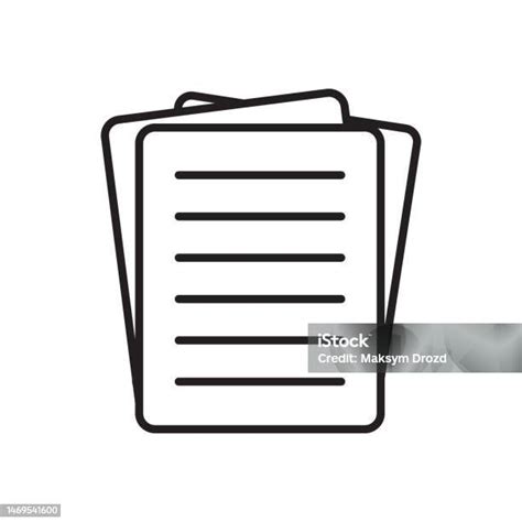 문서 아이콘입니다 텍스트 문서 벡터 아이콘 디자인 요소 0명에 대한 스톡 벡터 아트 및 기타 이미지 0명 검은색 계약서 Istock
