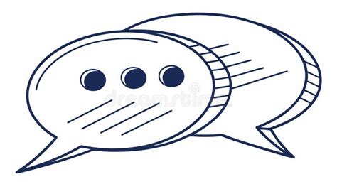 Simple Speech Bubble Icon Message Communication Vector Design