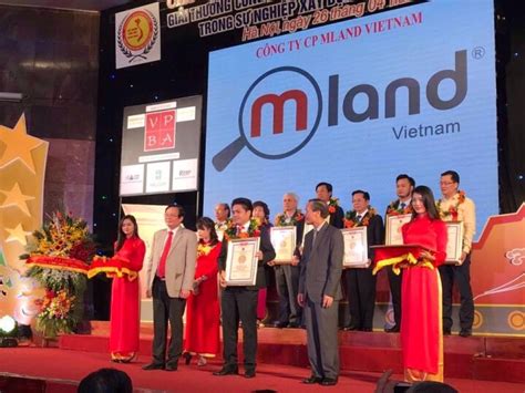 Mland Vinh Dự Nhận “giải Thưởng Doanh Nghiệp Cống Hiến Năm 2016”