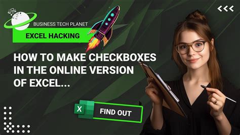 excel hacking make checkboxes in the online version of excel ☑️ youtube