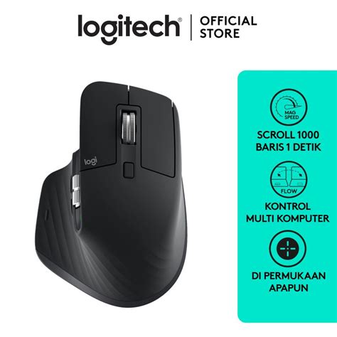 Jual Logitech Mx Master Wireless Mouse Di Seller Logitech Official Store Gudang Blibli Blibli
