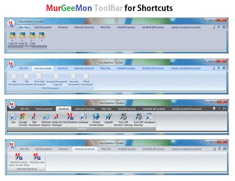 dual monitor toolbar
