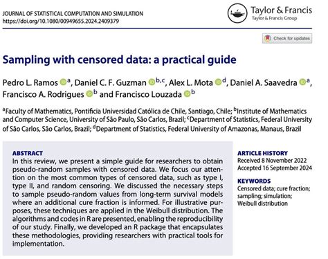 Datascience Statistics Censoreddata Data Bigdata Analytics