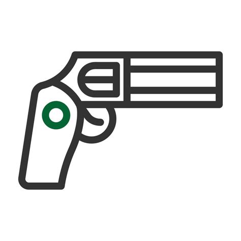 Gun Icon Duocolor Grey Green Colour Military Symbol Perfect Vector Art At Vecteezy