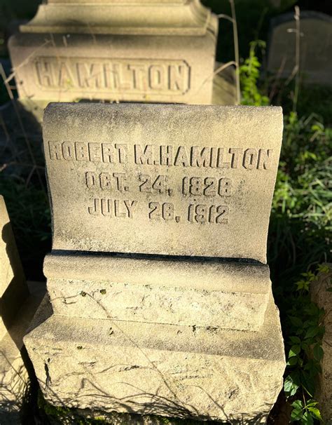 Robert Milliken Hamilton 1826 1912 Find A Grave Memorial