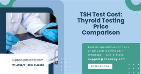 Tsh Test Cost Thyroid Testing Price Comparison Doseway