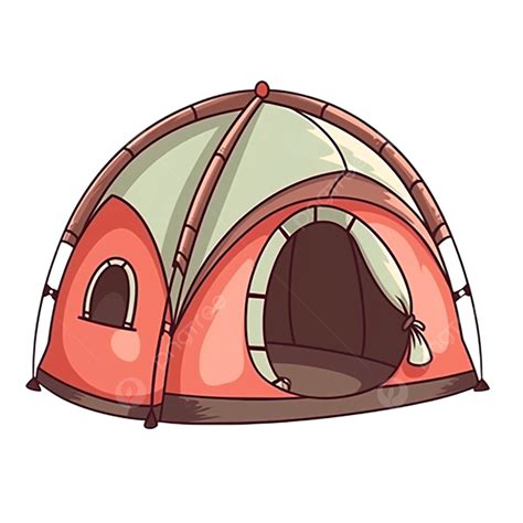 텐트 만화 스타일 빨간 창조적 격자 유형 Png 일러스트 및 이미지 에 대한 무료 다운로드 Pngtree