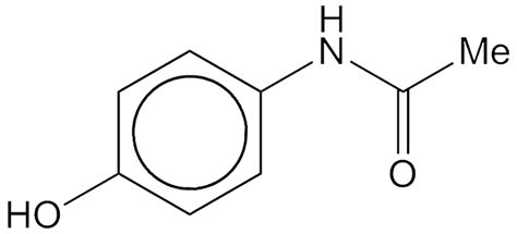 Acetaminophen Chemical Structure