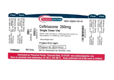 Ceftriaxone Rebel Distributors Corp Fda Package Insert Page 4