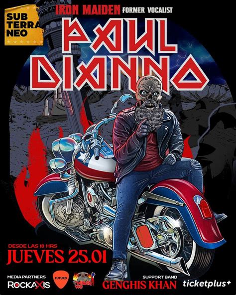 Cuando Es El último Show De Paul Dianno En Chile La Tercera