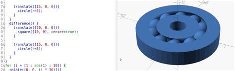 Openscad Basic Bearing Openscad