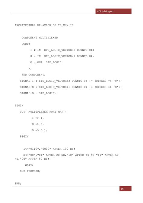 Vhdl Lab Report Pdf