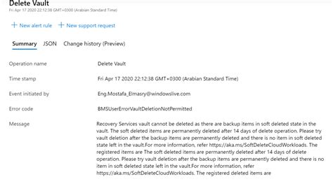 How To Solve Error Azure Recovery Services Vault Cannot Be Deleted Db