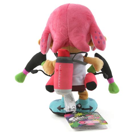 Neon Pink Inkling Girl Official Splatoon Plush Video Game Heaven Cool Stuff