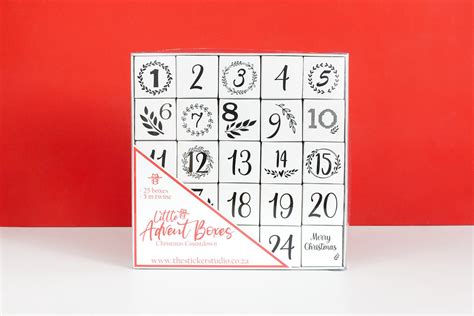 Advent Boxes Printed And Diy Sets In The Box