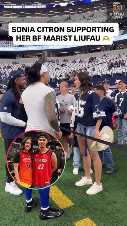 Sonia Citron Supporting Her Bf Marist Liufau At The Dallas Cowboys Game