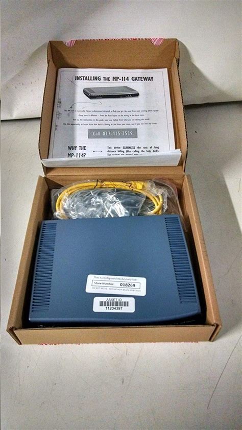 Audiocodes Mediapack Series Mp 114 4 Ports 2 Fxs 2 Fxo Single 10 100baset Voip Gateway Mp114 2s