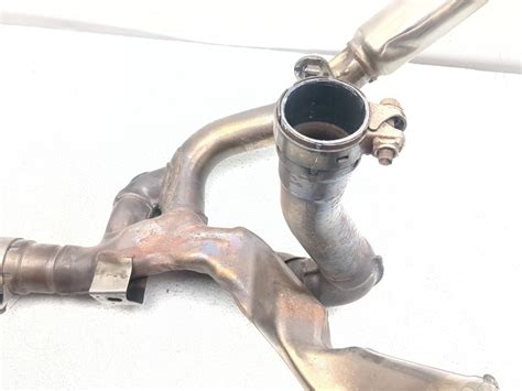 03 05 Suzuki Sv1000 Header And Collector Assembly Exhaust Header Pipe