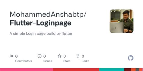 Github Mohammedanshabtpflutter Loginpage A Simple Login Page Build By Flutter