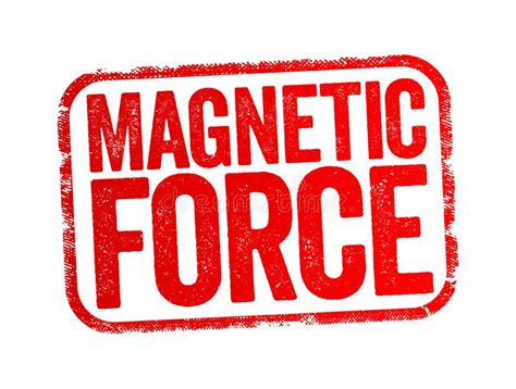 Magnetic Force Attraction Or Repulsion That Arises Between