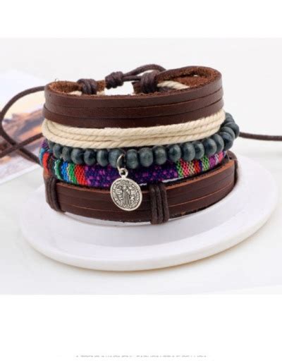 Wrap Bracelet With Beads And Rainbow Cord Get A Tumbex