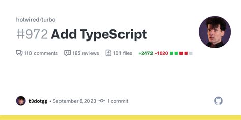 add typescript by t3dotgg · pull request 972 · hotwired turbo tristan brice velloza kildaire