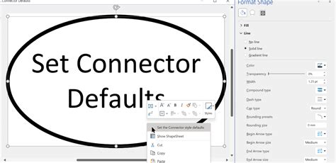 Setting Theme Defaults In Visio Bvisual