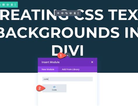 how to design css text backgrounds in divi using background clip