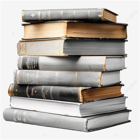 깨끗한 책의 현실적인 스택 책 서적 스택 Png 일러스트 및 이미지 에 대한 무료 다운로드 Pngtree