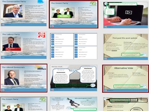 Political Parties And Voting Systems Teaching Resources