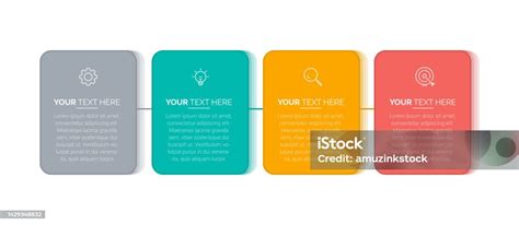 벡터 현대 인포 그래픽 템플릿 4 가지 옵션이있는 비즈니스 개념 개념에 대한 스톡 벡터 아트 및 기타 이미지 개념 개념과 주제 그래프 Istock